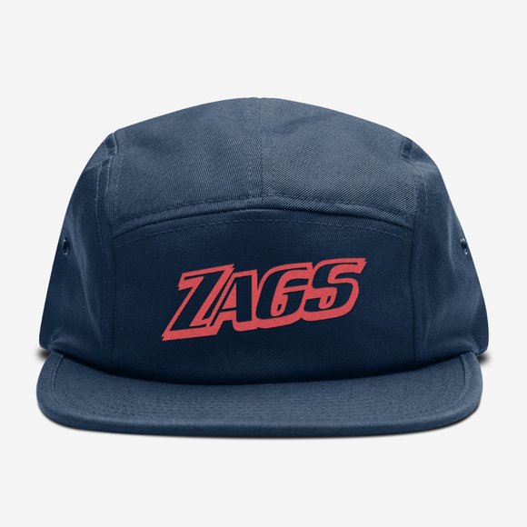 Accessories | New Gonzaga Bulldogs Zags Slant Wordmark Logo 5 Panel ...